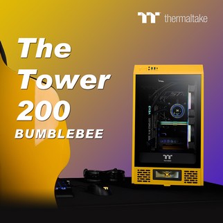 Thermaltake Unveils Its First Ever Bumblebee-Colored Product in The Tower 200 Mini Chassis ...